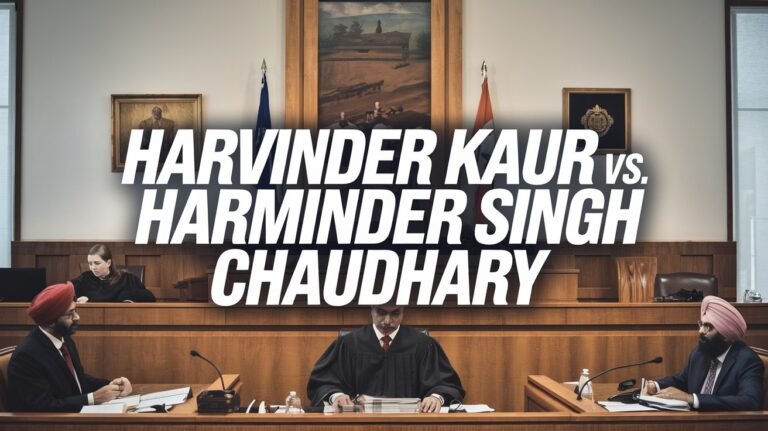 Harvinder Kaur Vs. Harminder Singh Chaudhary 1984 (Case Summary)